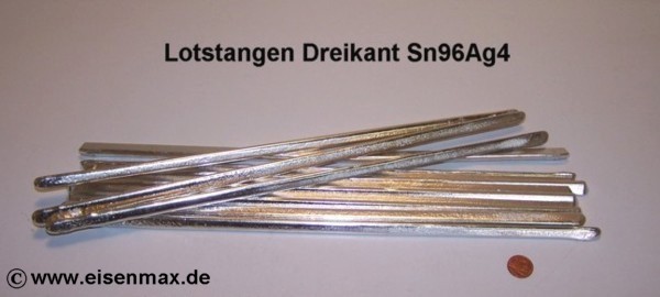 Neu Silberlot 1 kg Sn96Ag4 als Dreikantstangen günstig im Shop Eisenmax ...